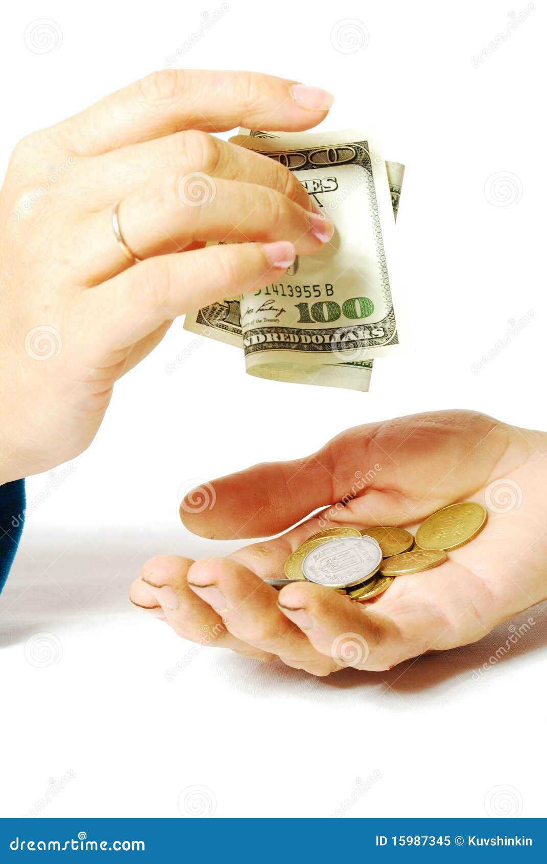 Begging Hand and Giving His Hand Stock Image - Image of generosity ...