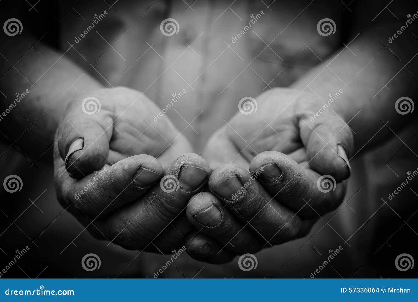 Begging Hands stock photo. Image of beggar, dependency - 57336064