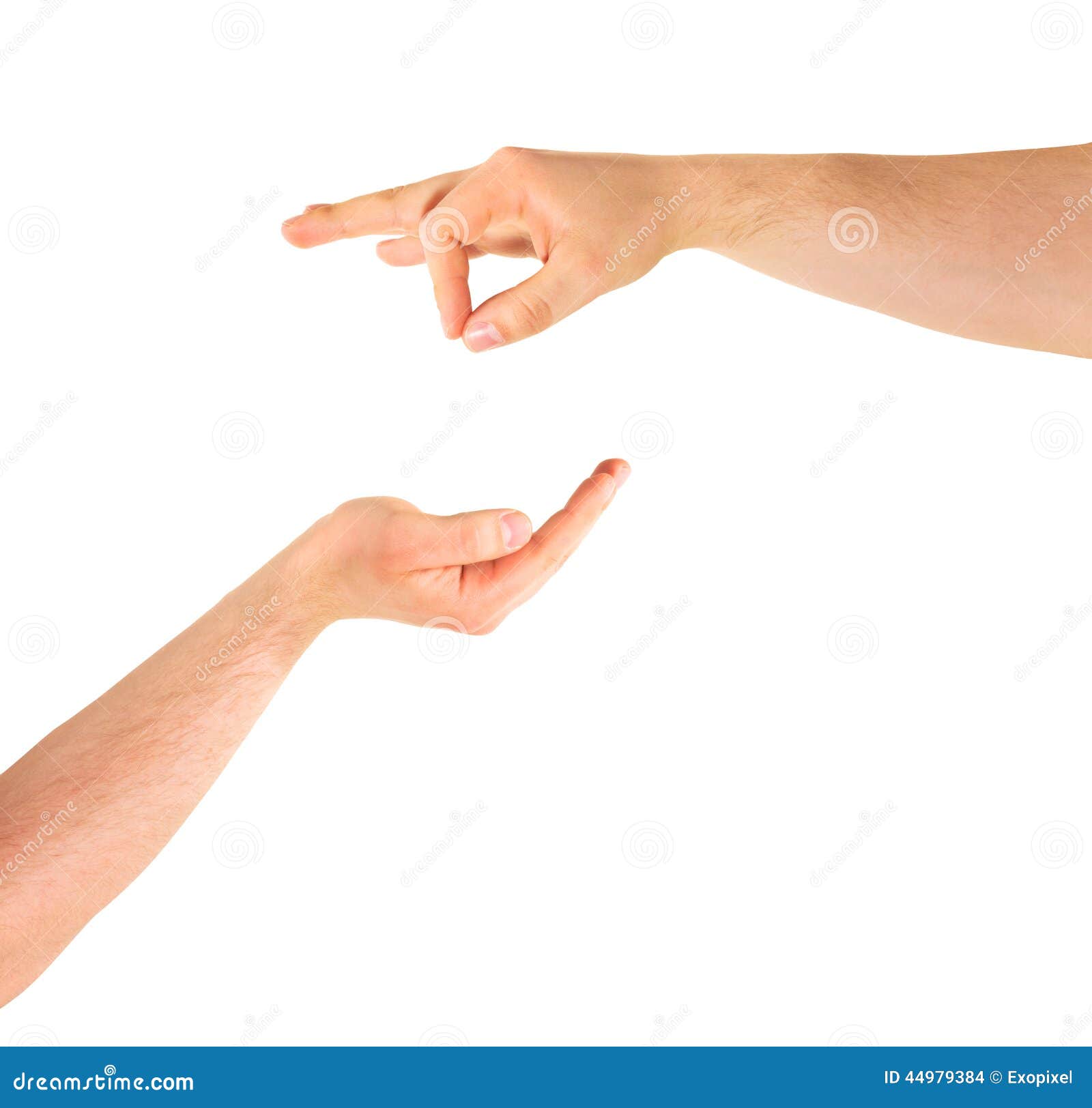 Begging for Help Hand Gesture Isolated Stock Photo - Image of hand ...