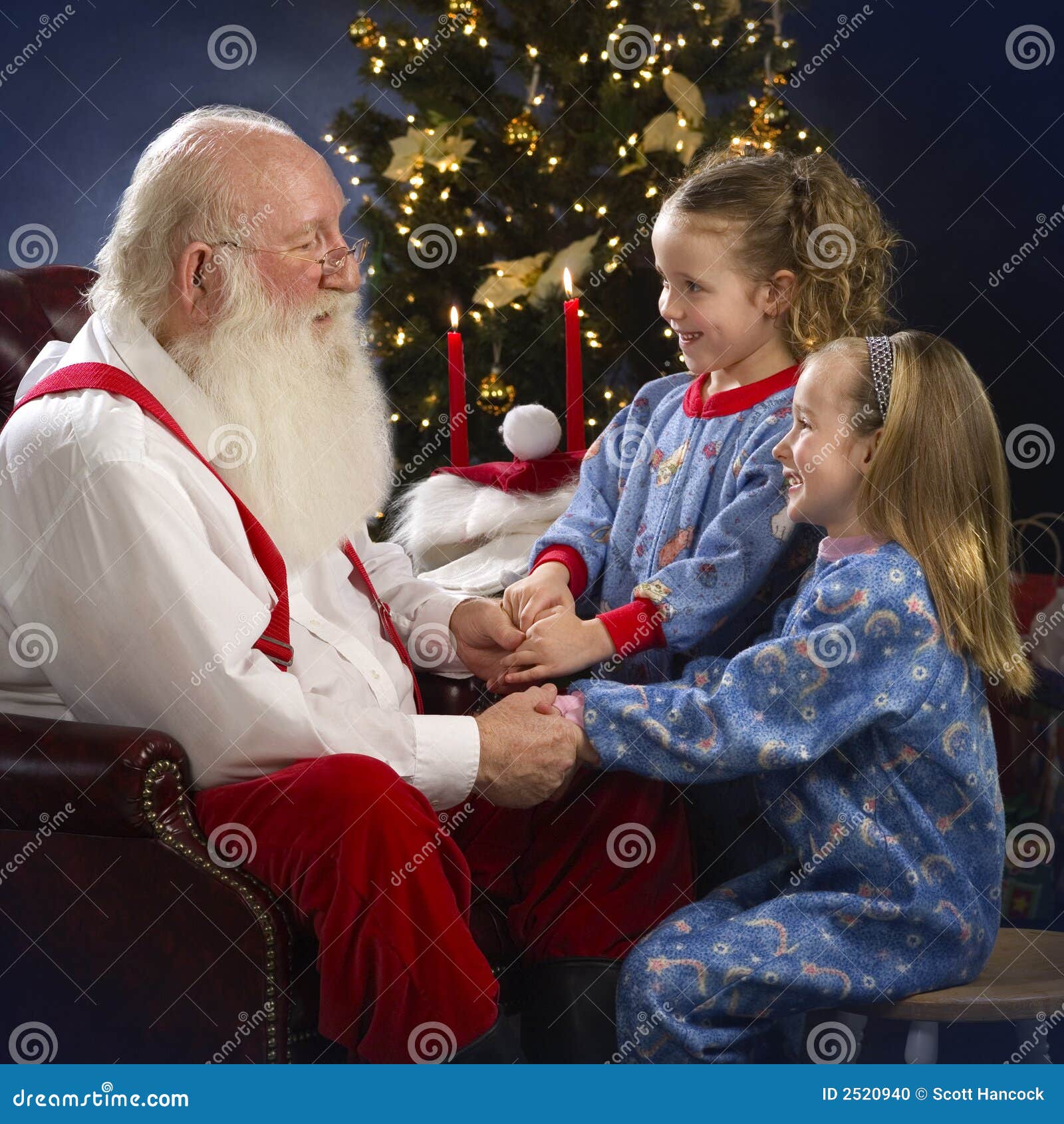 Begging Santa for toys stock photo. Image of joyfulness - 2520940