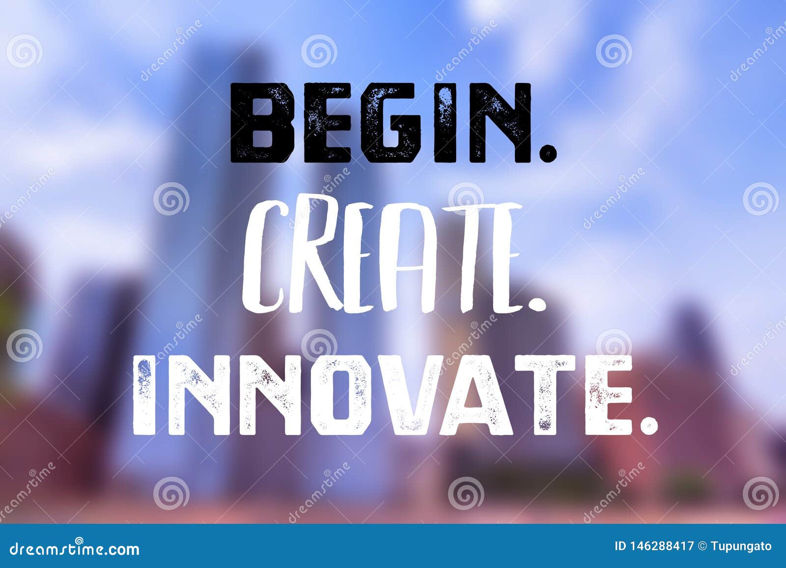 Begin create innovate stock illustration. Illustration of inspiration ...