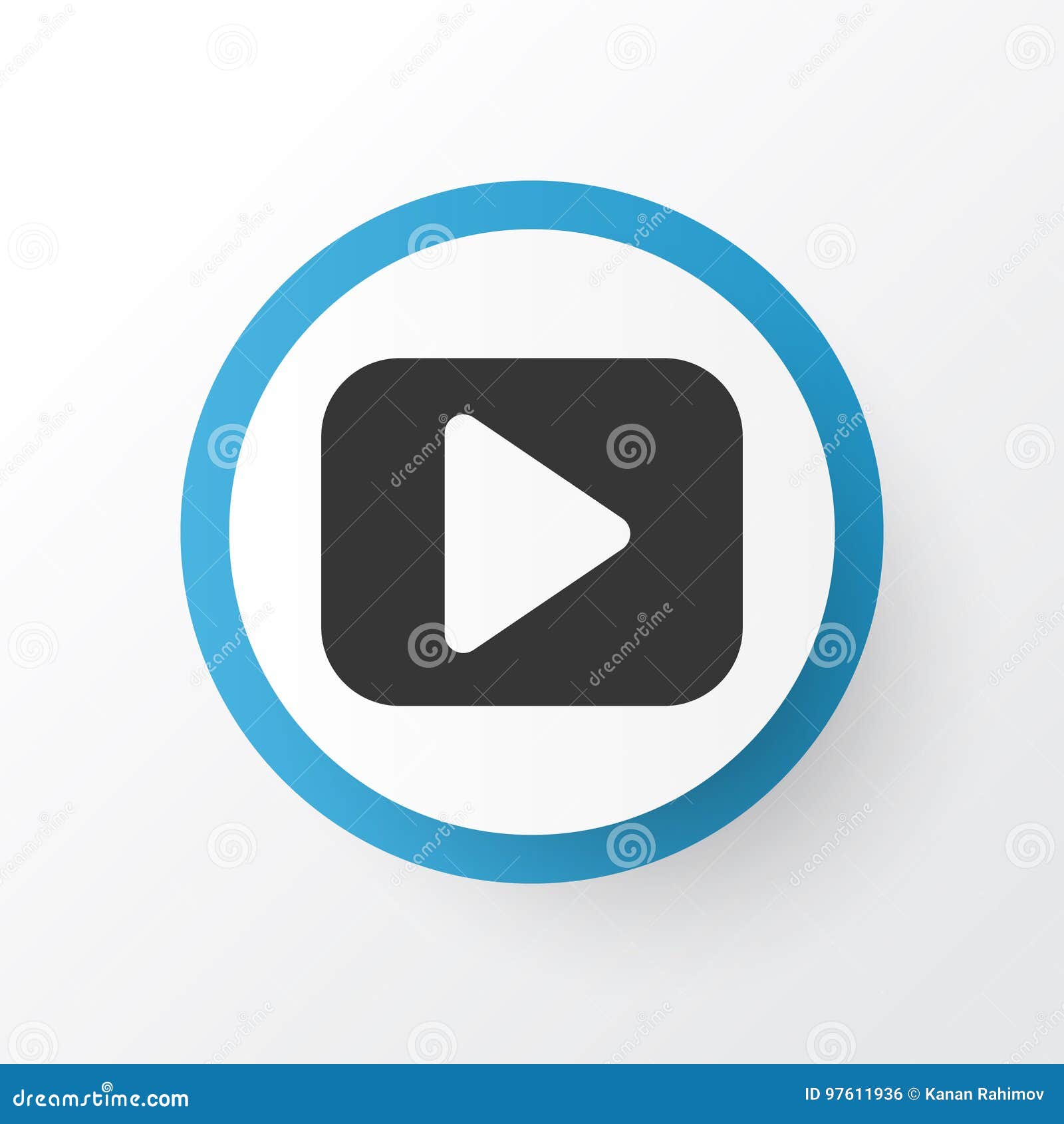 Begin Icon Symbol. Premium Quality Isolated Play Element in Trendy ...