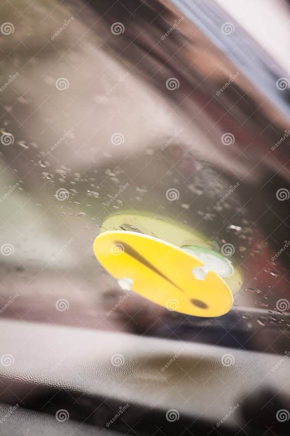 Beginner driver sign stock photo. Image of attention - 71432196