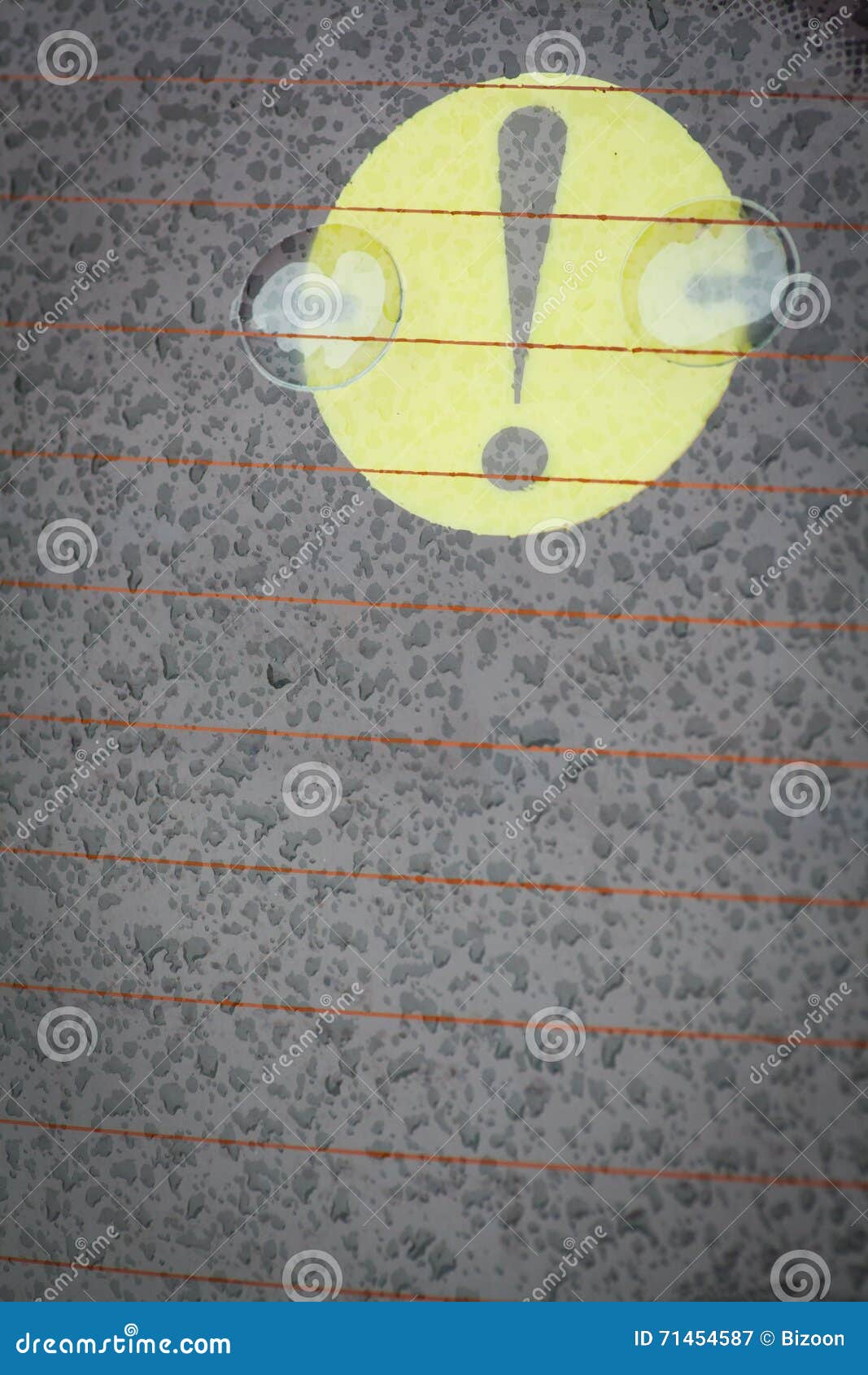 Beginner driver sign stock image. Image of sticker, license - 71454587