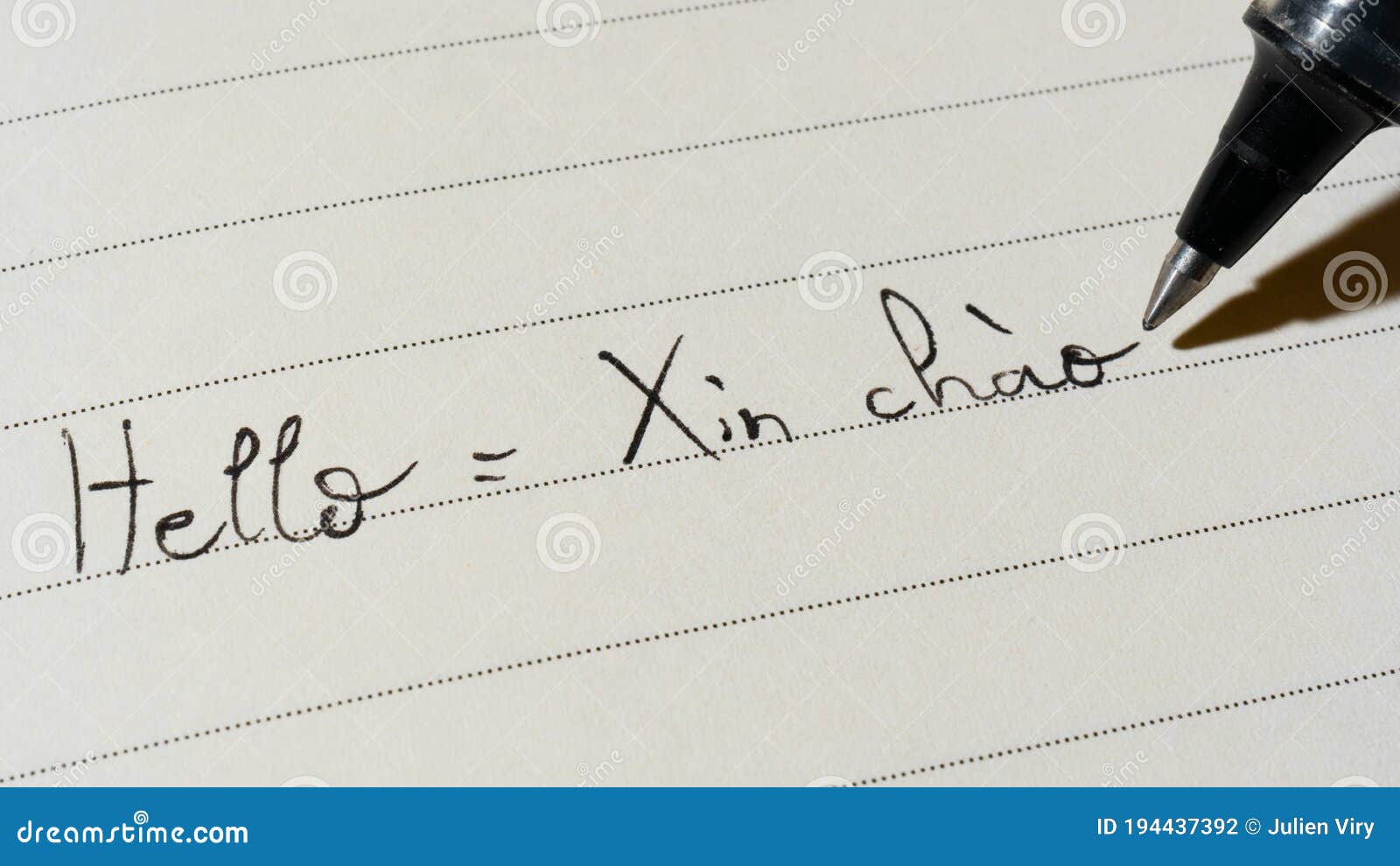 Vietnamese Cursive Alphabet