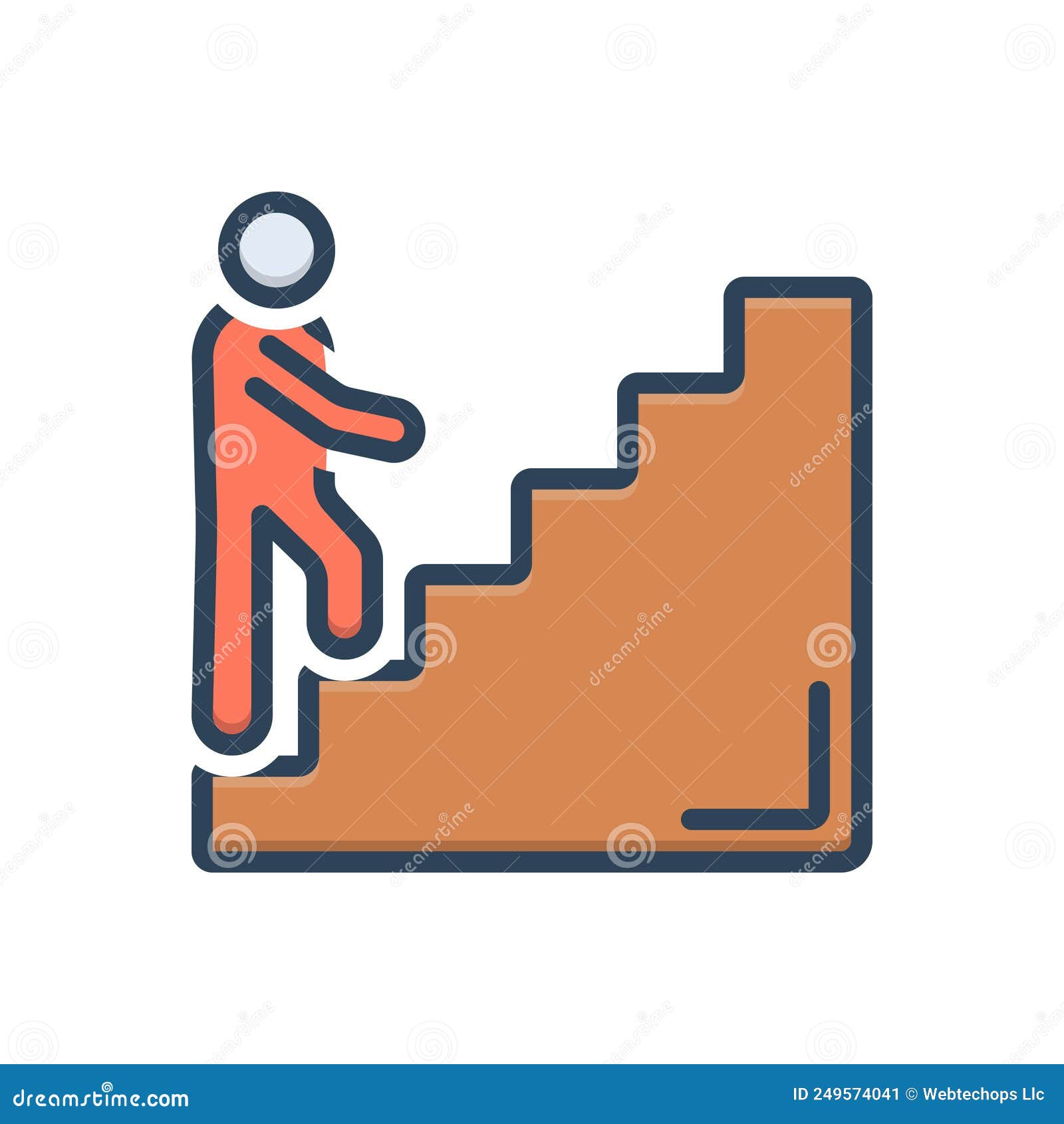 Color Illustration Icon for Beginners, Catechumen and Novice Stock ...