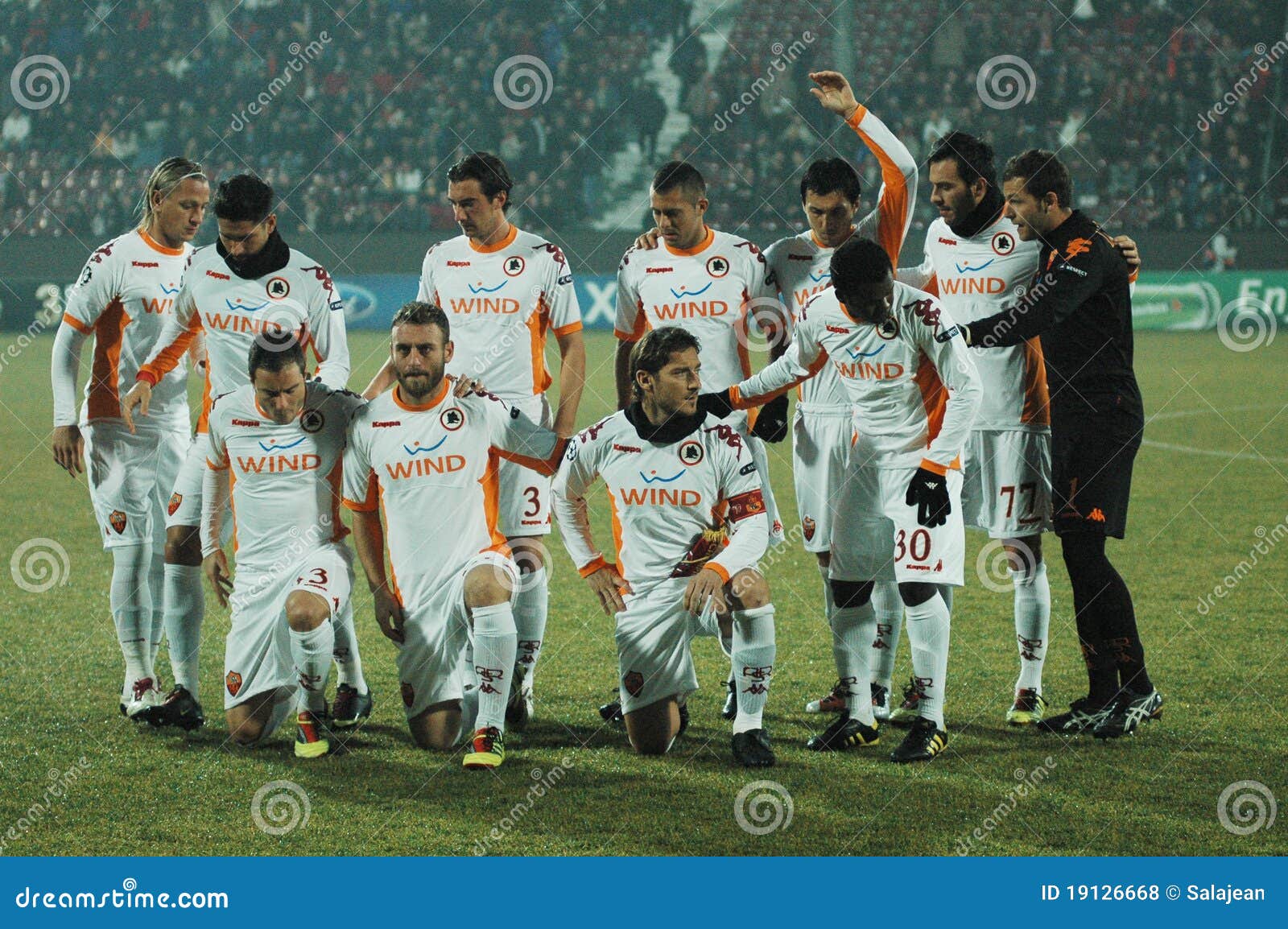Beginning of AS Roma - CFR Cluj Match Editorial Stock Photo - Image of ...