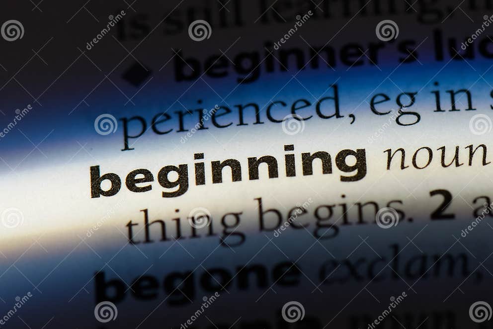 Beginning stock image. Image of definition, isolated - 114404809