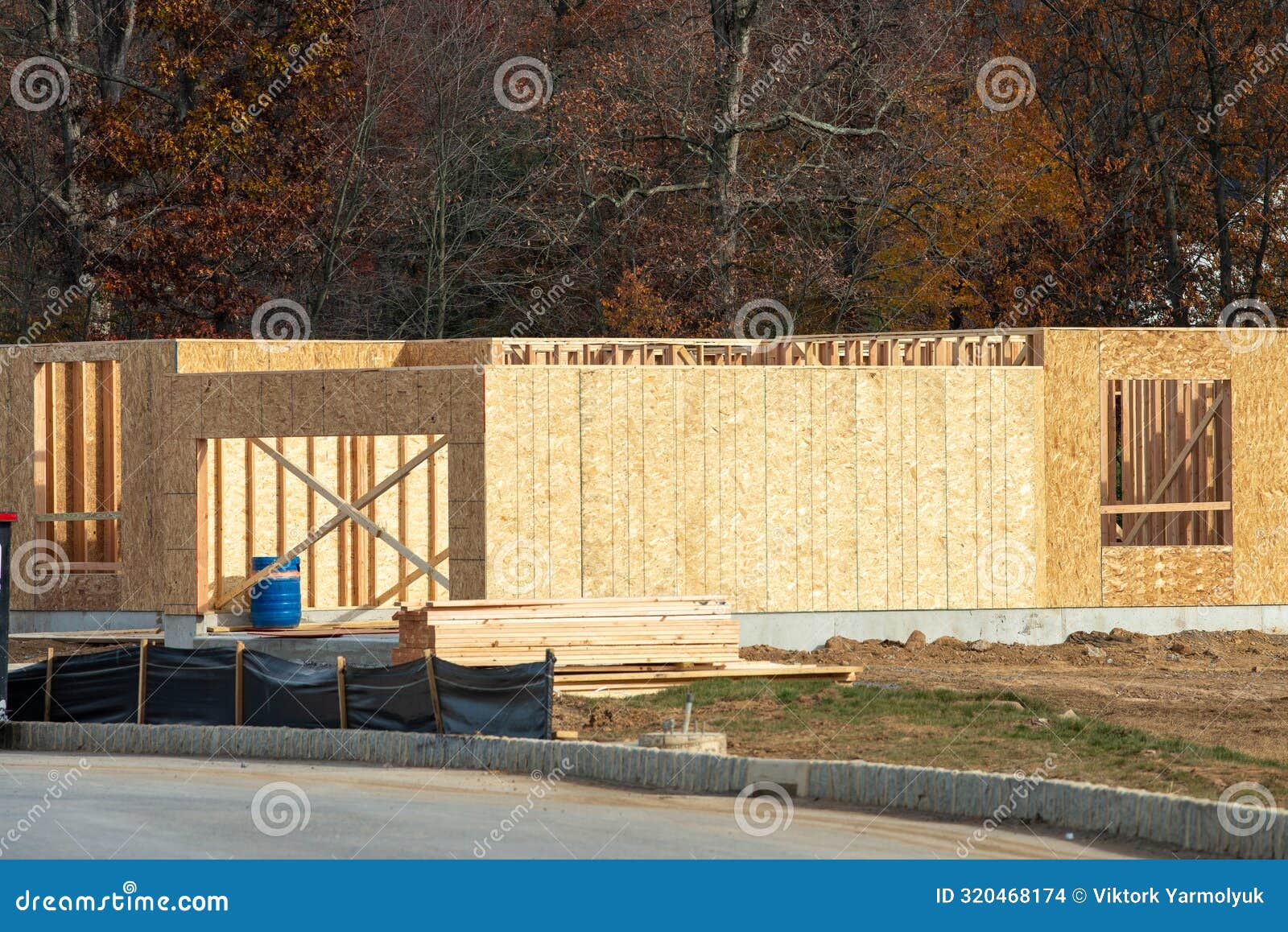 The Beginning Of House Foundation Construction: Digging Deep Trenches ...