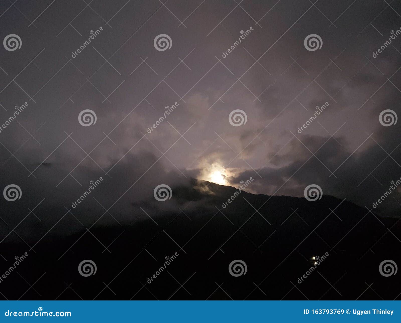 Beginning of the Day and Ending of the Day Sun Rays Falls on the Peak ...