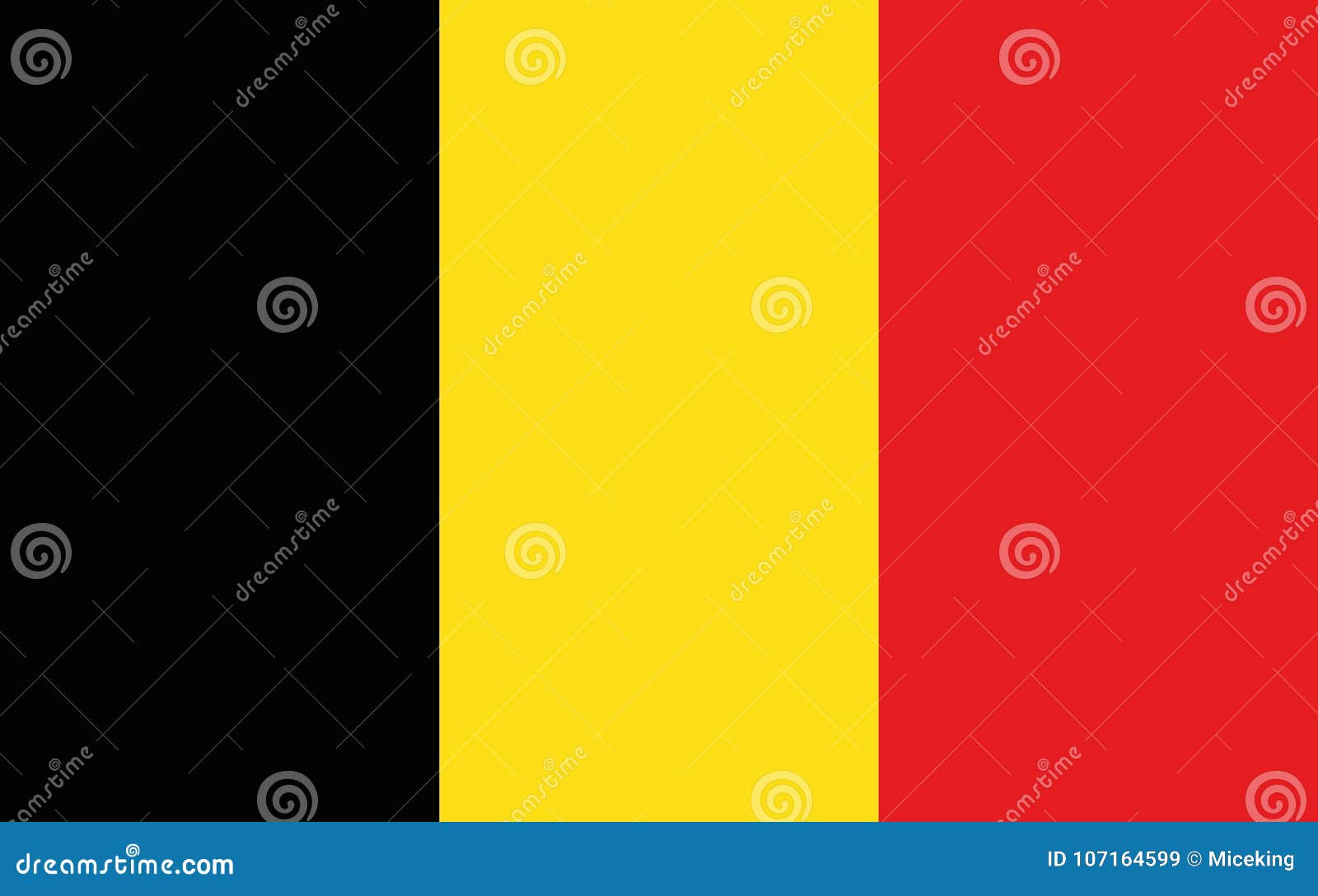 Beglium flag vector stock vector. Illustration of belgium - 107164599