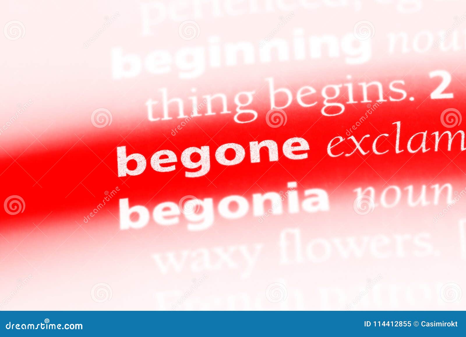 Begone stock afbeelding. Image of pagina, boek, tekst - 114412855