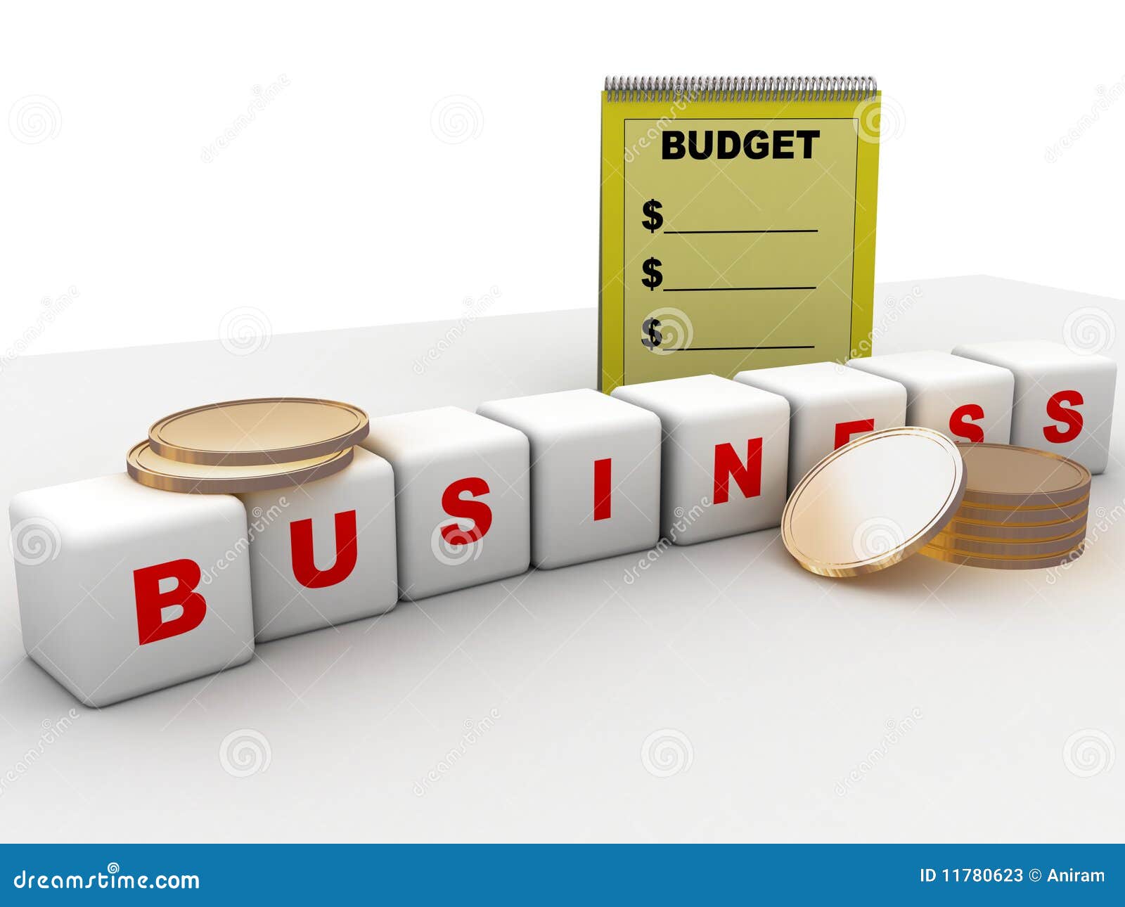 Begroting en zaken stock illustratie. Illustration of begroting - 11780623