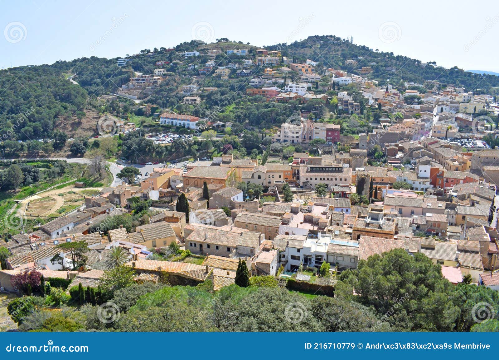 Begur, Costa Brava Catalonia Stock Image - Image of houses, landscape ...