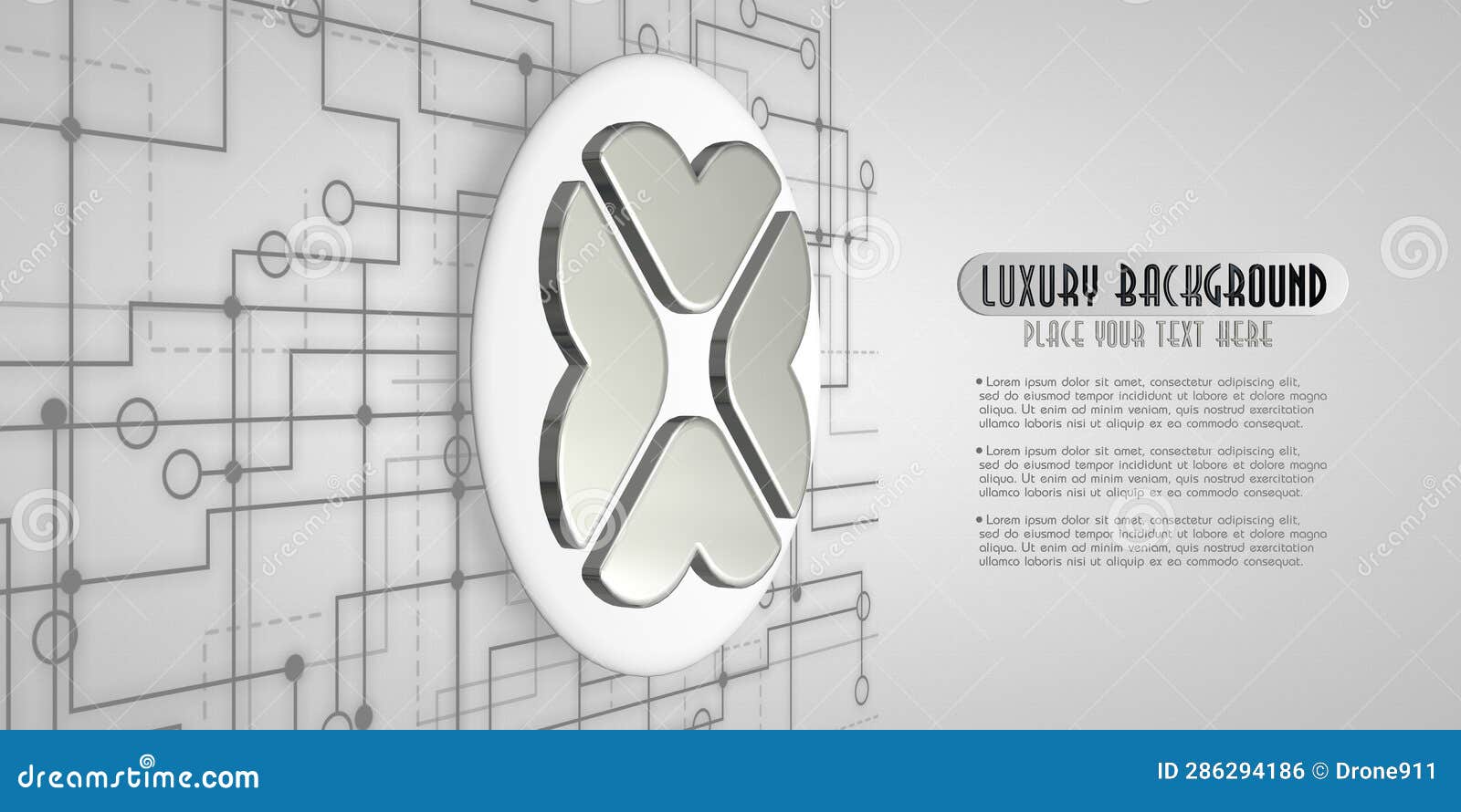 White Technology Business Vector Background, Unique Design, Shadows ...