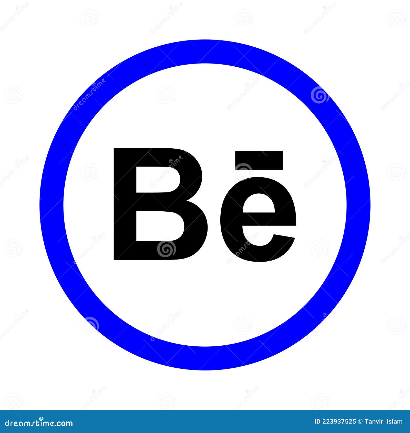 Behance Icon Logo Cartoon Vector | CartoonDealer.com #225149217