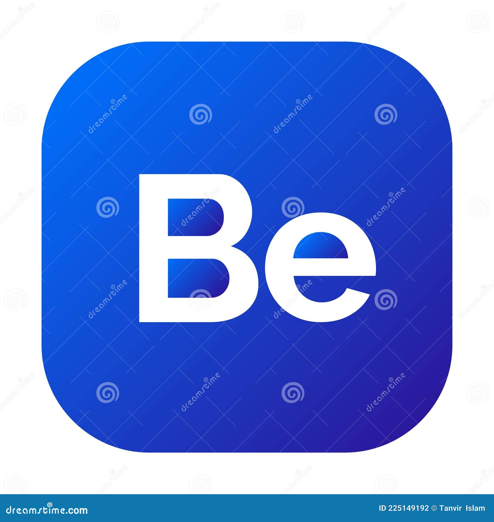 Behance Icon Logo editorial photography. Illustration of behance ...