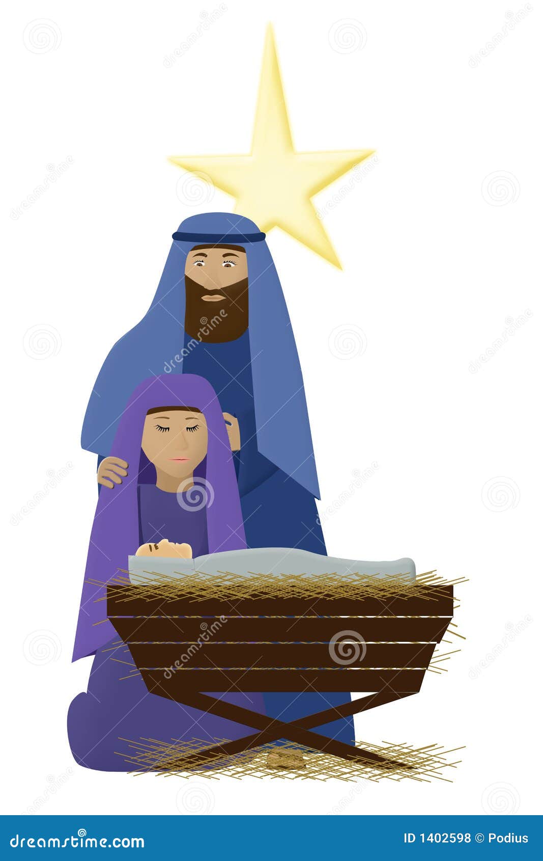 Behandla Som Ett Barn Jesus Stock Illustrationer - Illustration av ...