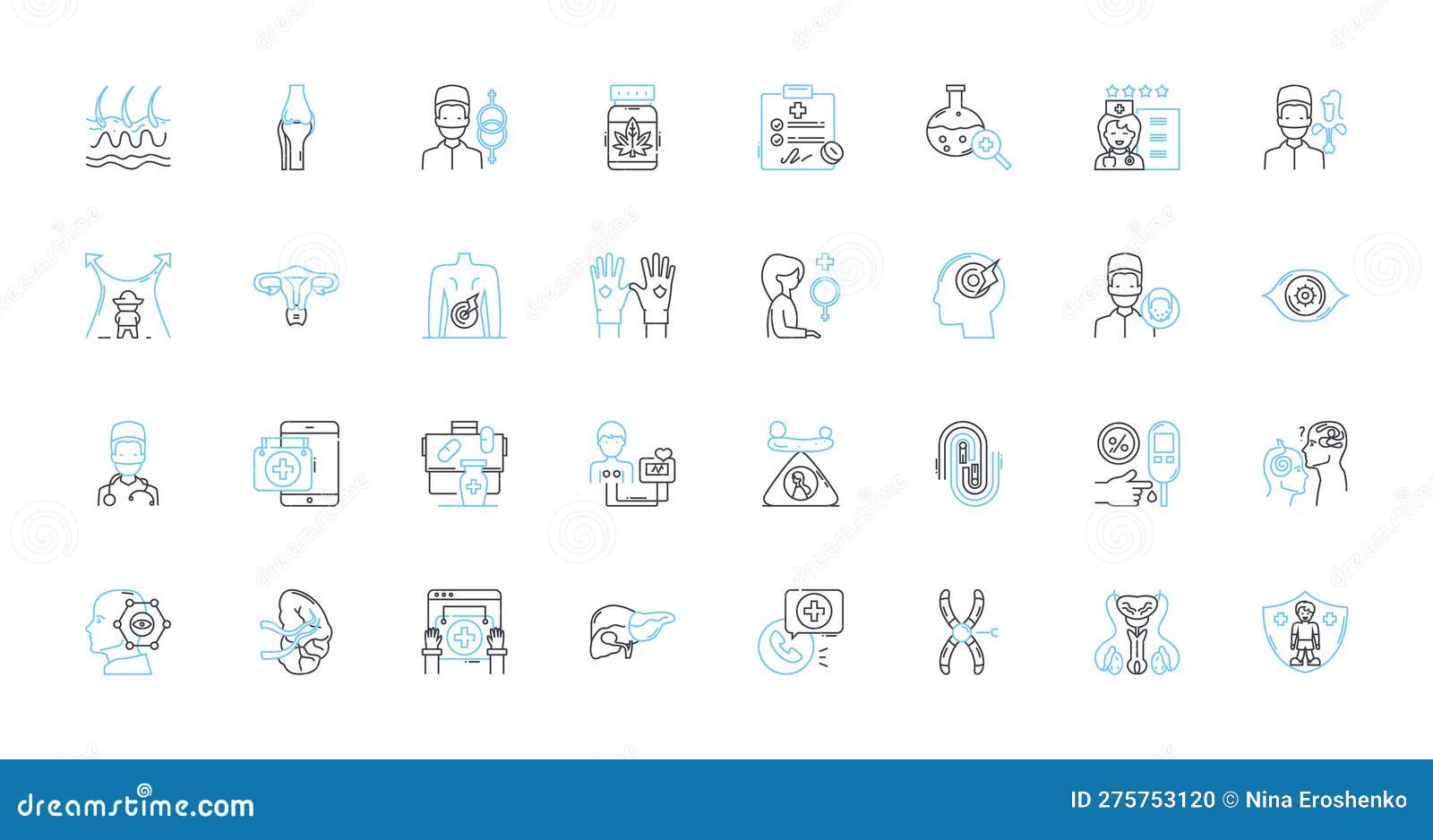 Behavioral Analysis Soft Blue Concept Icon Cartoon Vector ...