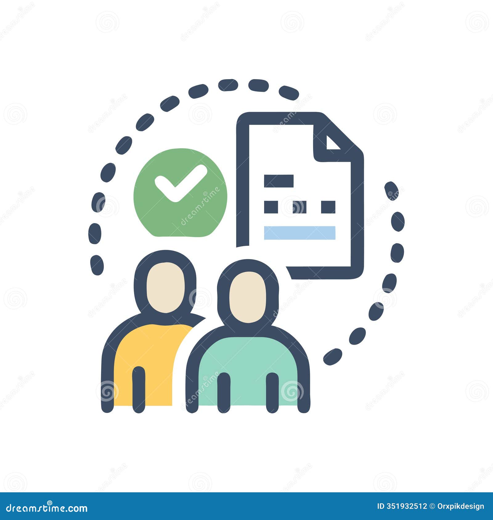 Behavioral Assessment Icon stock vector. Illustration of collection ...