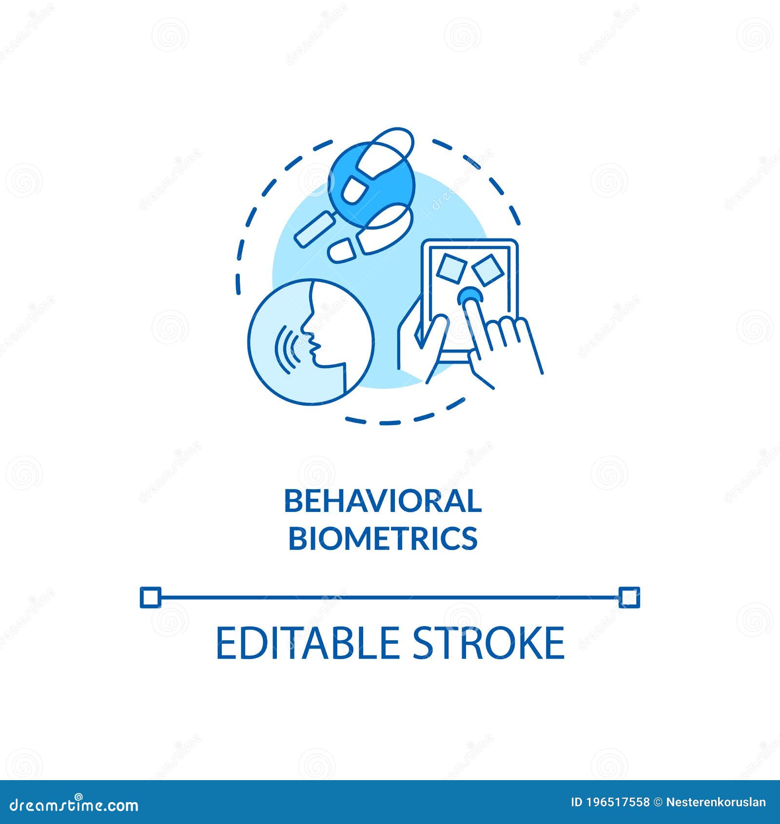Outline Behavioral Competency Vector Icon. Isolated Black Simple Line ...
