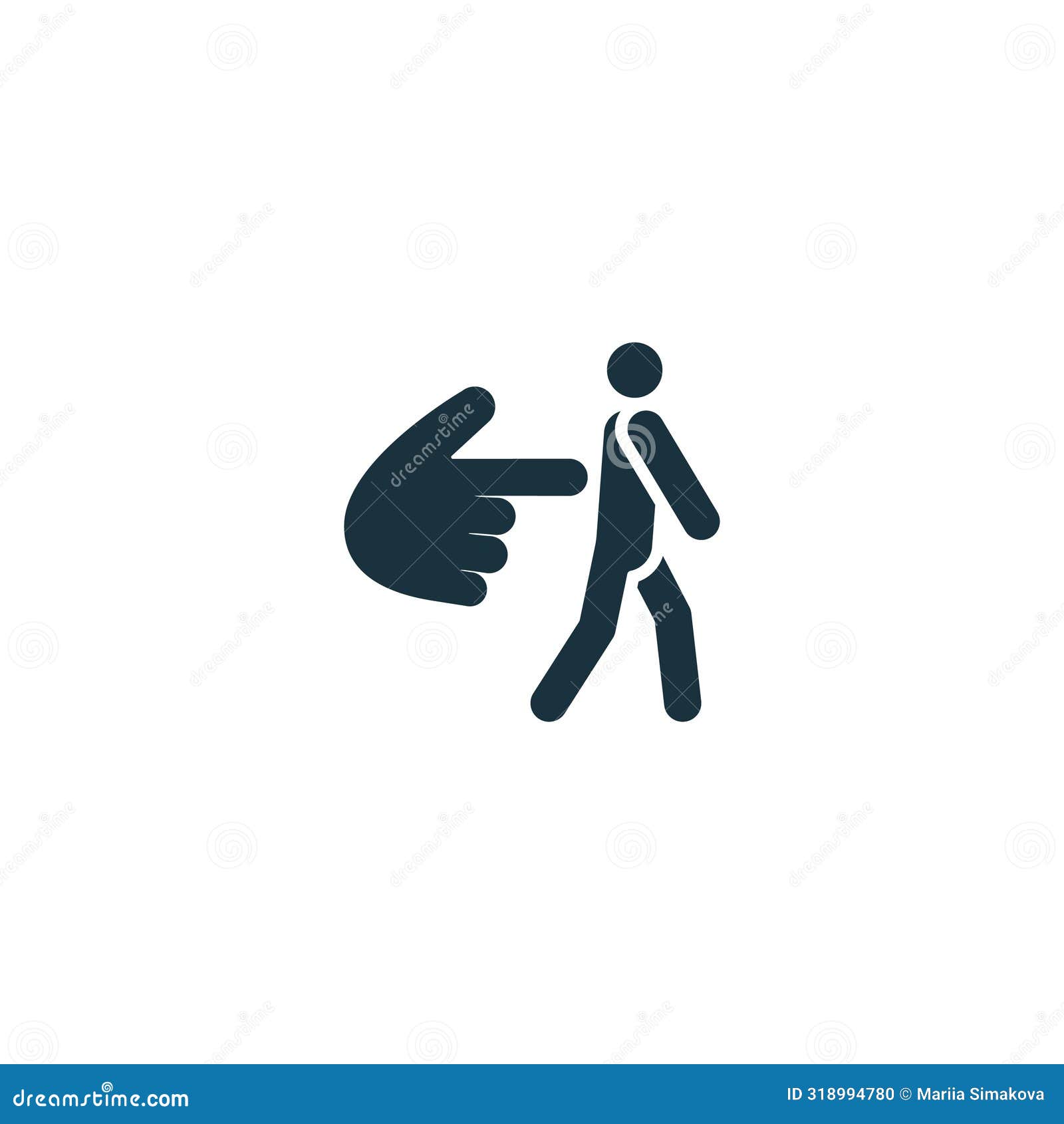 Behavioral Nudges Icon. Monochrome Simple User Behavior Icon for ...
