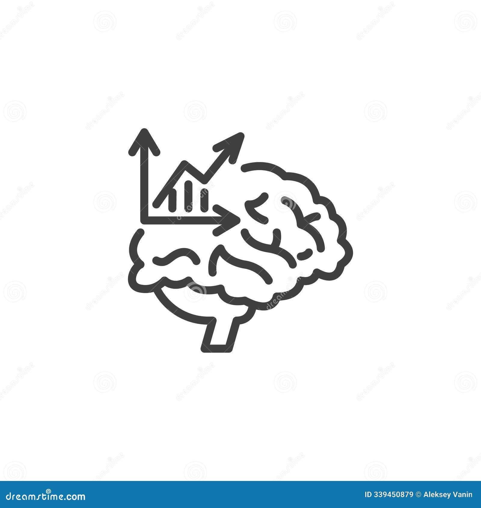 Behavioral Science Line Icon Stock Illustration - Illustration of brain ...