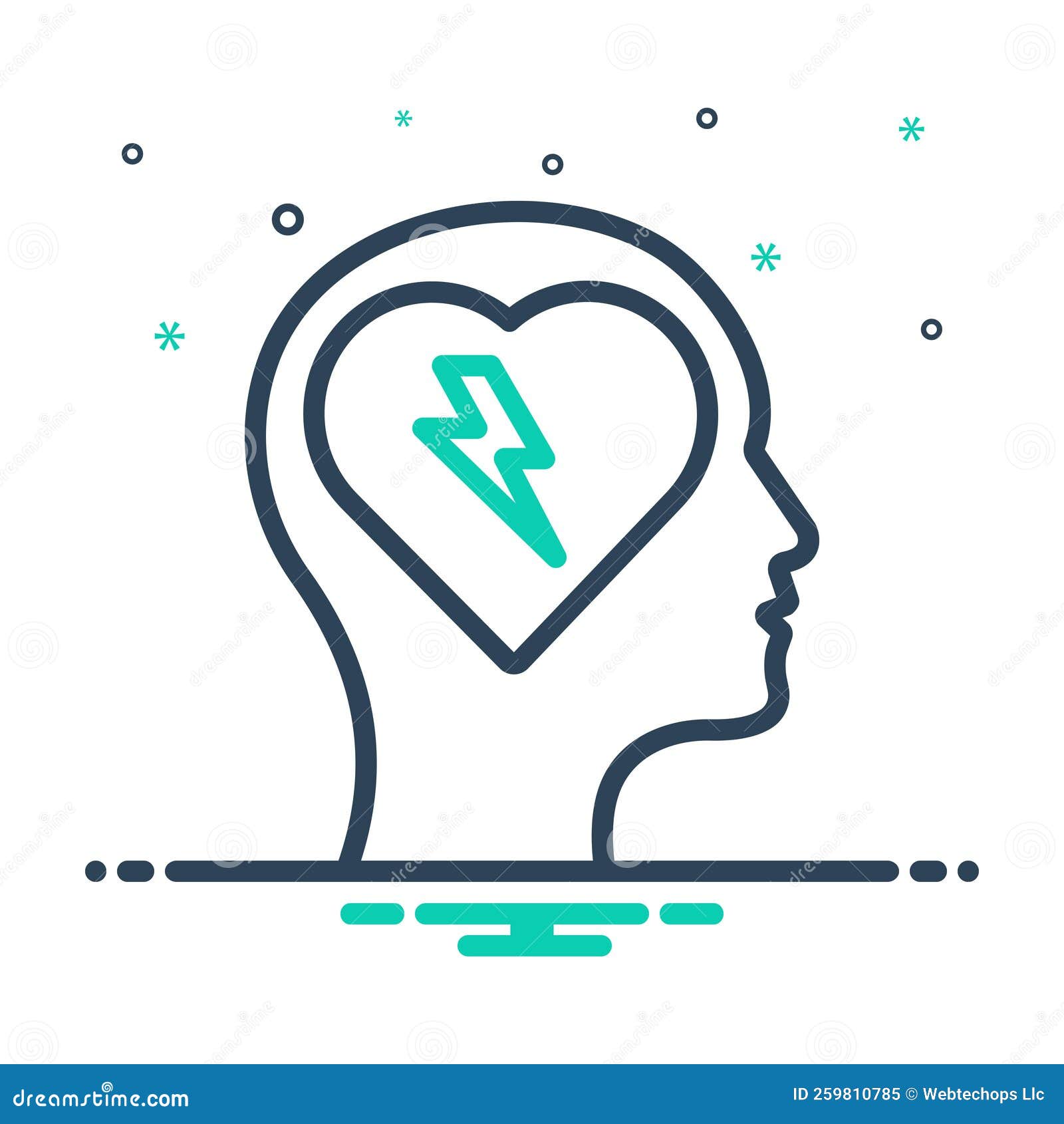 Mix Icon for Behaviour, Conduct and Demeanor Stock Illustration ...