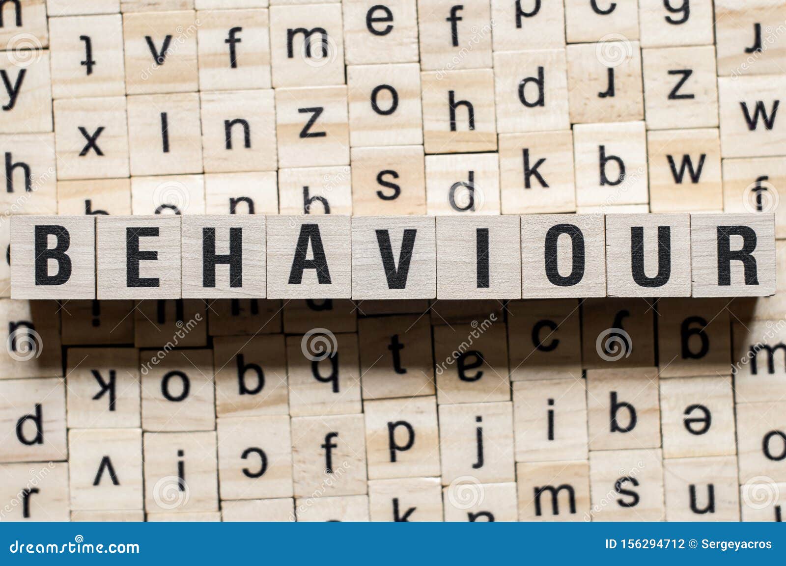 Behaviour word concept stock photo. Image of education - 156294712
