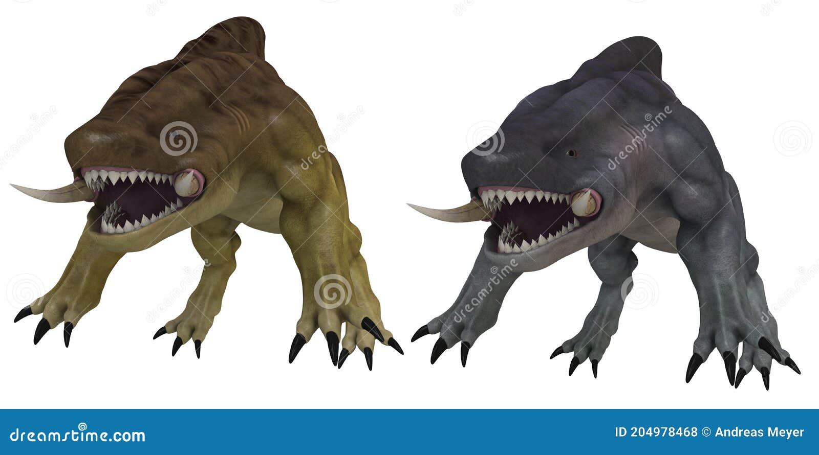 Behemoth a Mythological Beast Stock Illustration - Illustration of ...