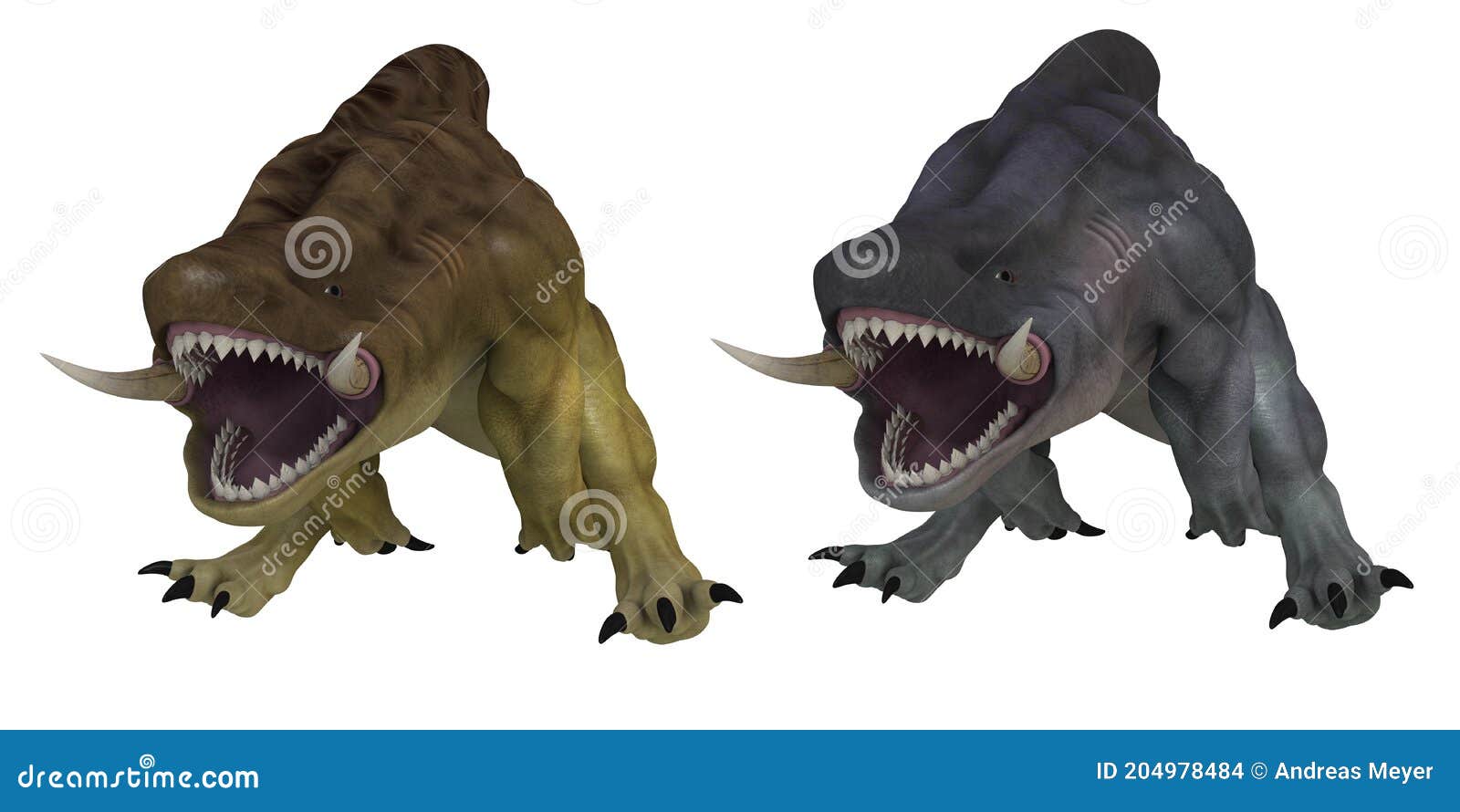 Behemoth a Mythological Beast Stock Illustration - Illustration of ...