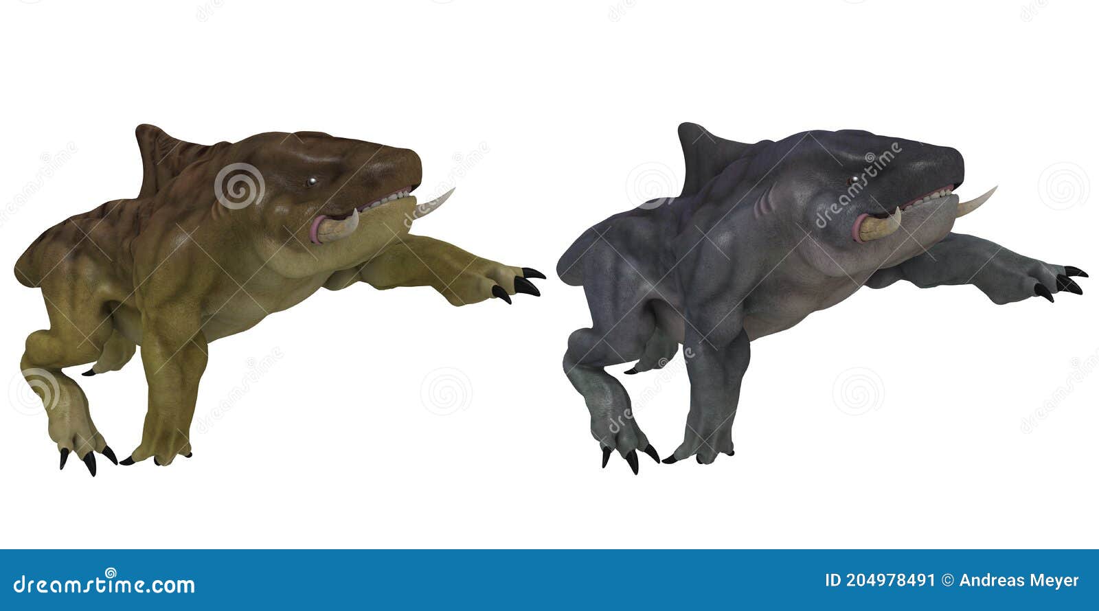 Behemoth a Mythological Beast Stock Illustration - Illustration of ...