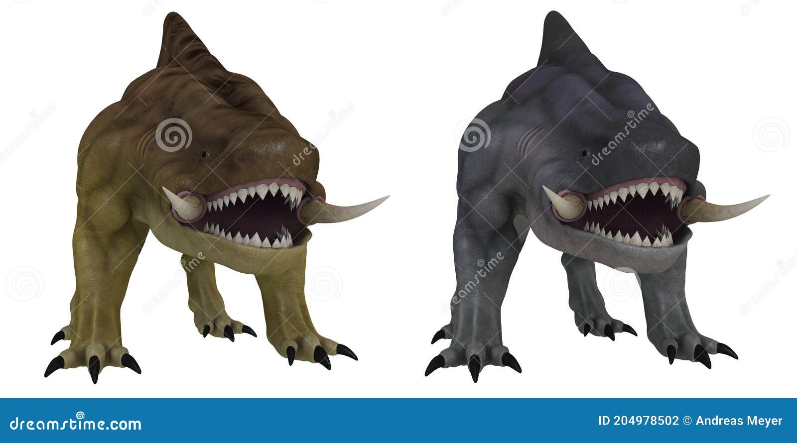 Behemoth a Mythological Beast Stock Illustration - Illustration of ...