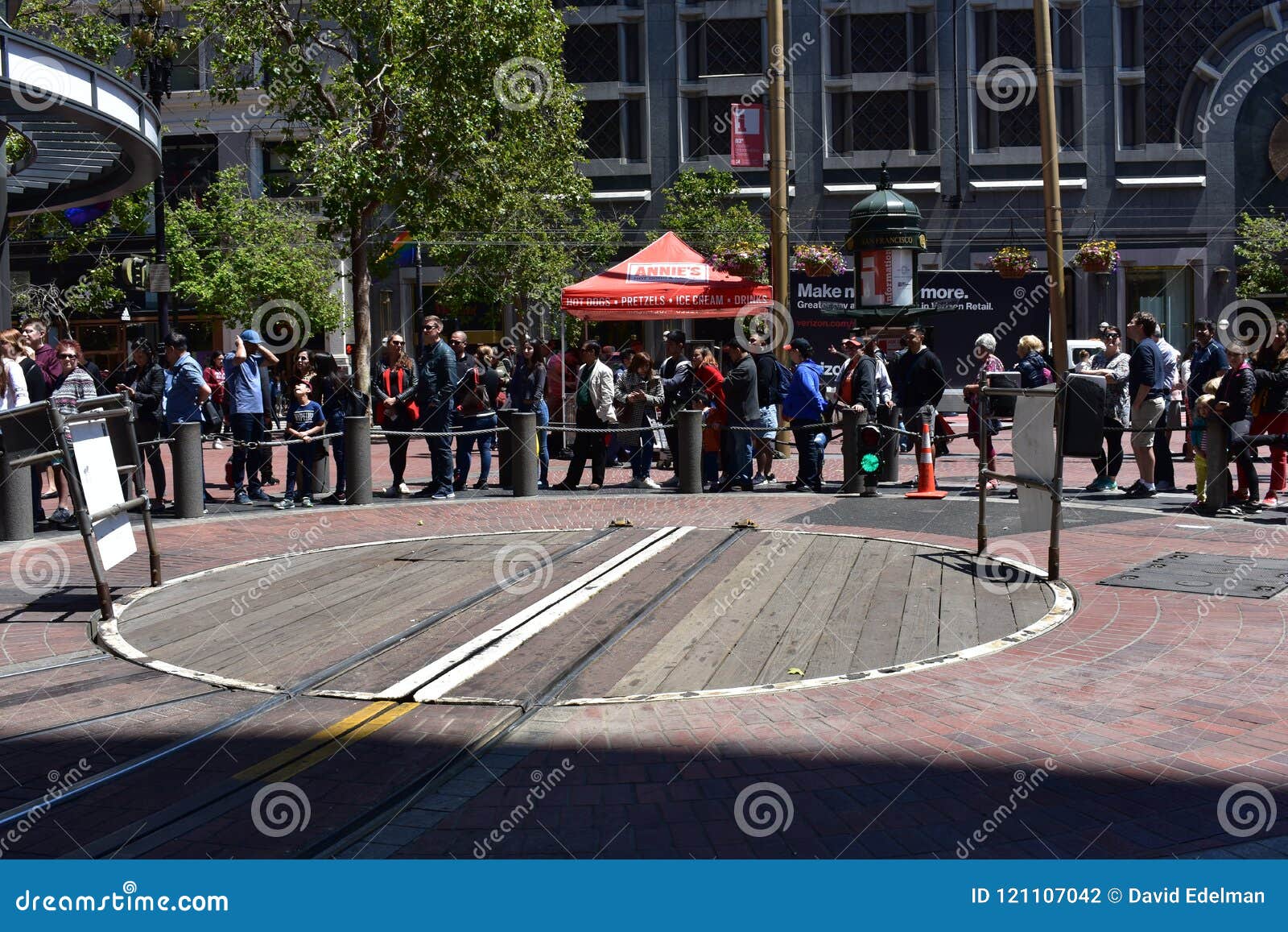 The Historic Powell and Market Street Cable Car Turnaround, 7 ...