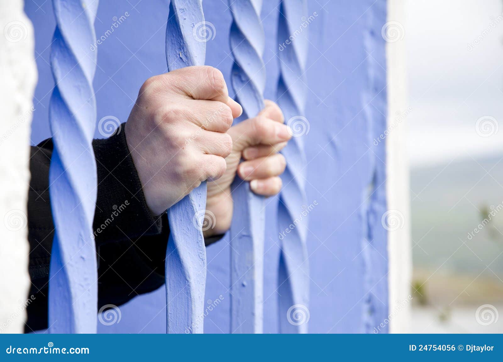 Behind bars stock photo. Image of detention, criminal - 24754056