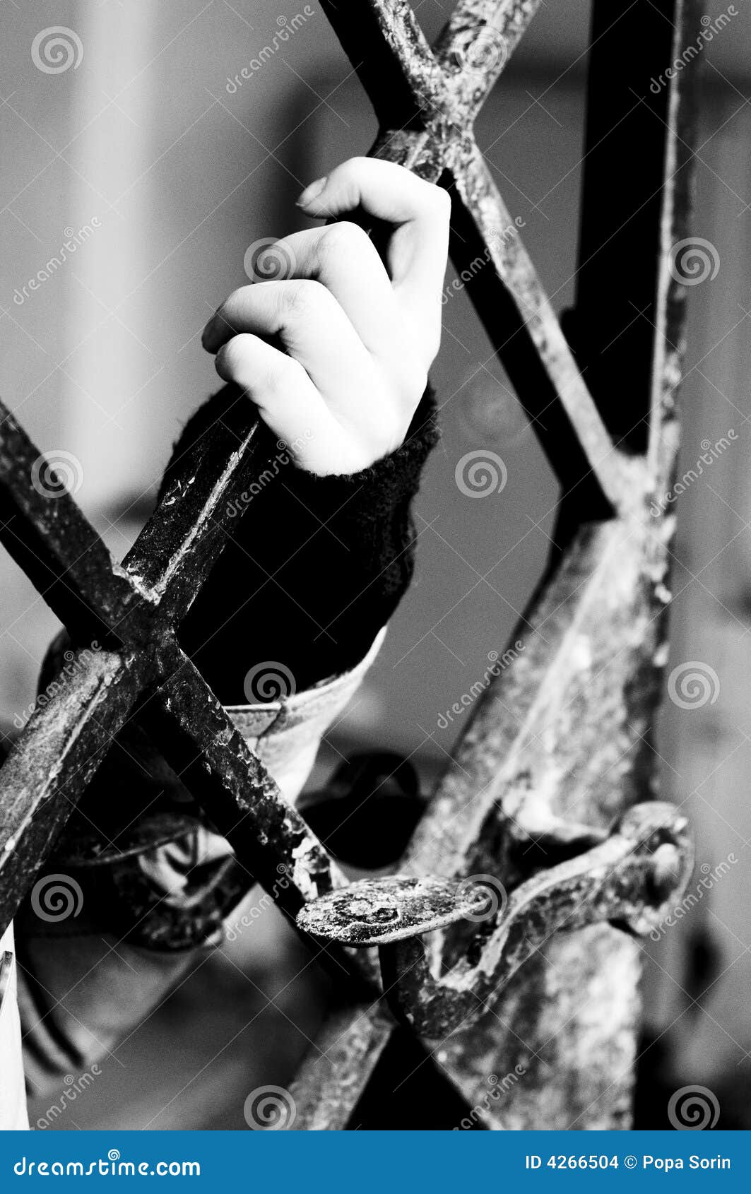 Behind bars stock photo. Image of convicted, freedom, escape - 4266504