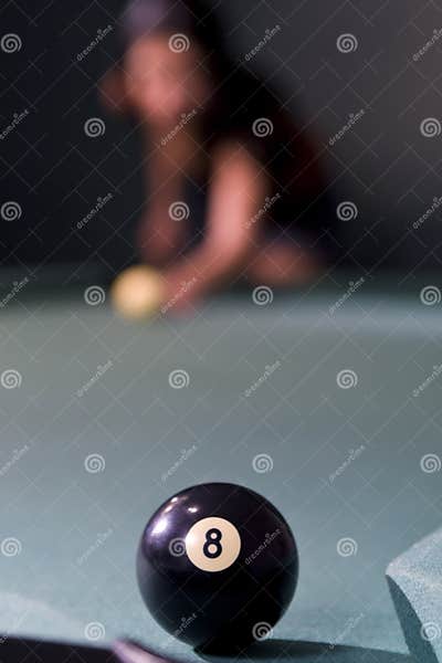 Behind the Eight Ball stock image. Image of pocket, playing - 4588525