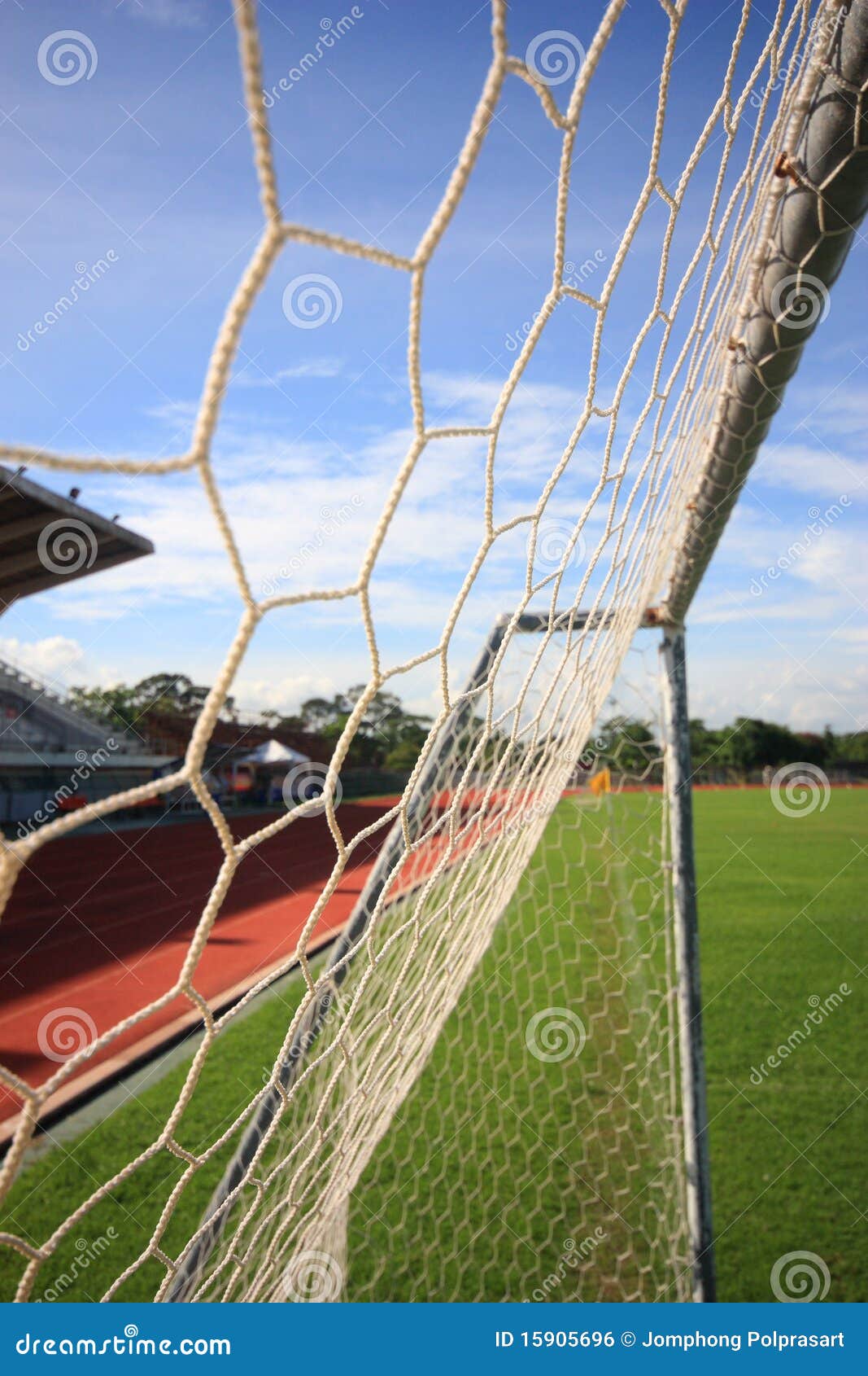 Behind a goal stock photo. Image of activity, field, pattern - 15905696