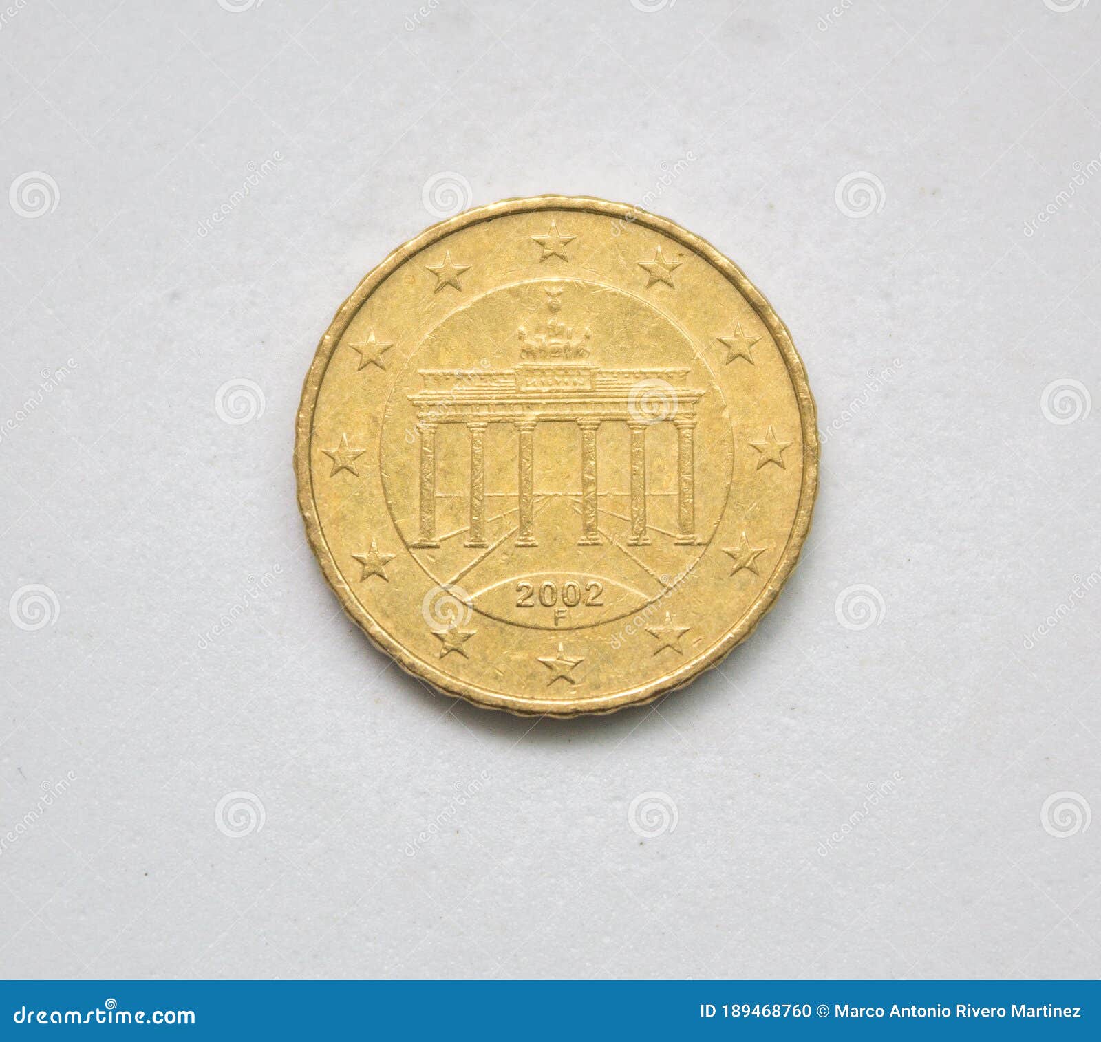 Behind the Golden 10 Cent Coin Stock Photo - Image of banker, bead ...