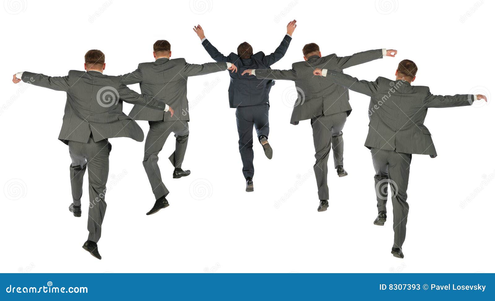 Behind Jumping Business Team Collage Stock Image - Image of team, human ...