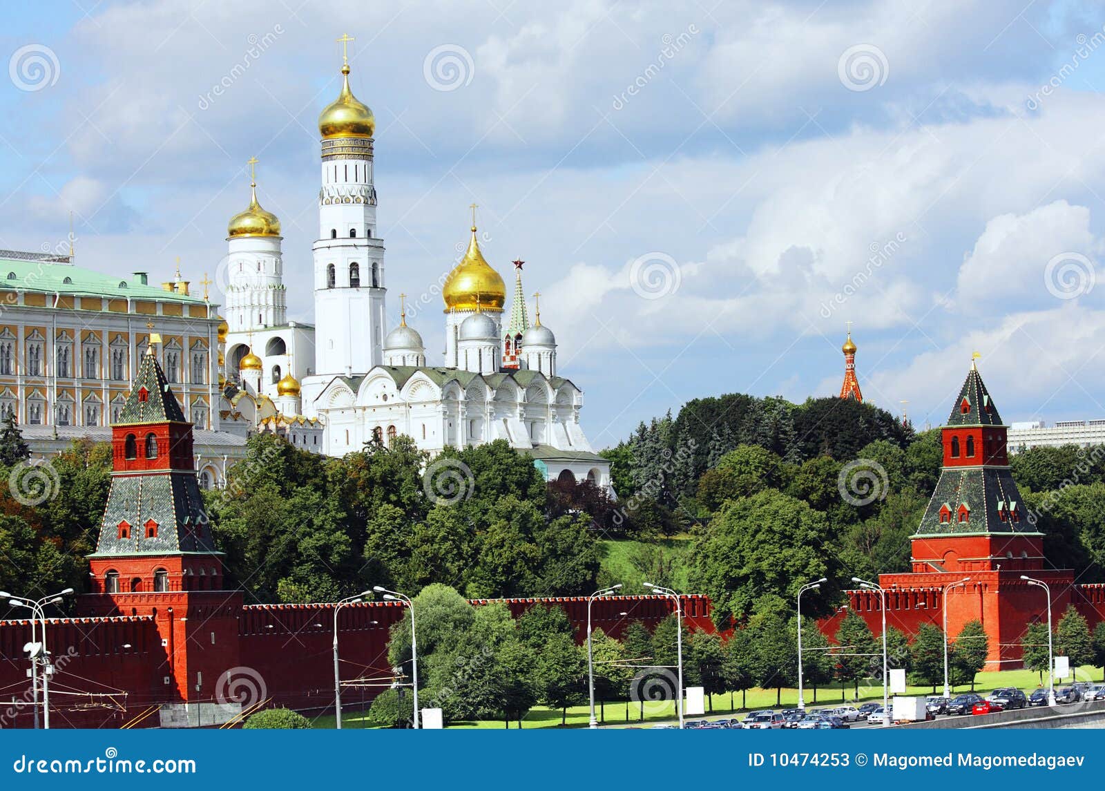 Behind Kremlin walls stock image. Image of horizontal - 10474253