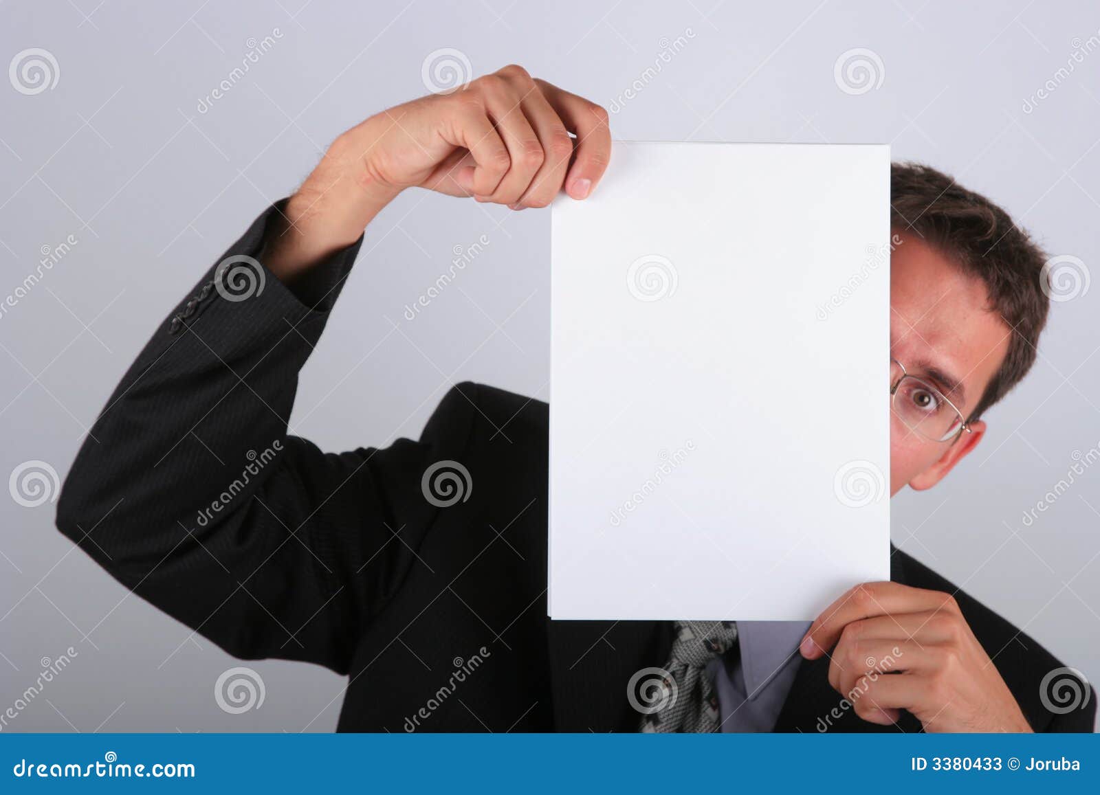 Behind paper stock image. Image of hold, peep, fear, watch - 3380433