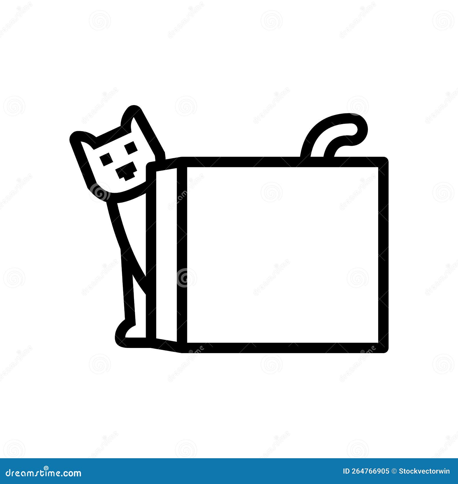 Behind Preposition English Line Icon Vector Illustration Stock Vector ... Behind Preposition English Line Icon Vector Illustration Stock Vector ...