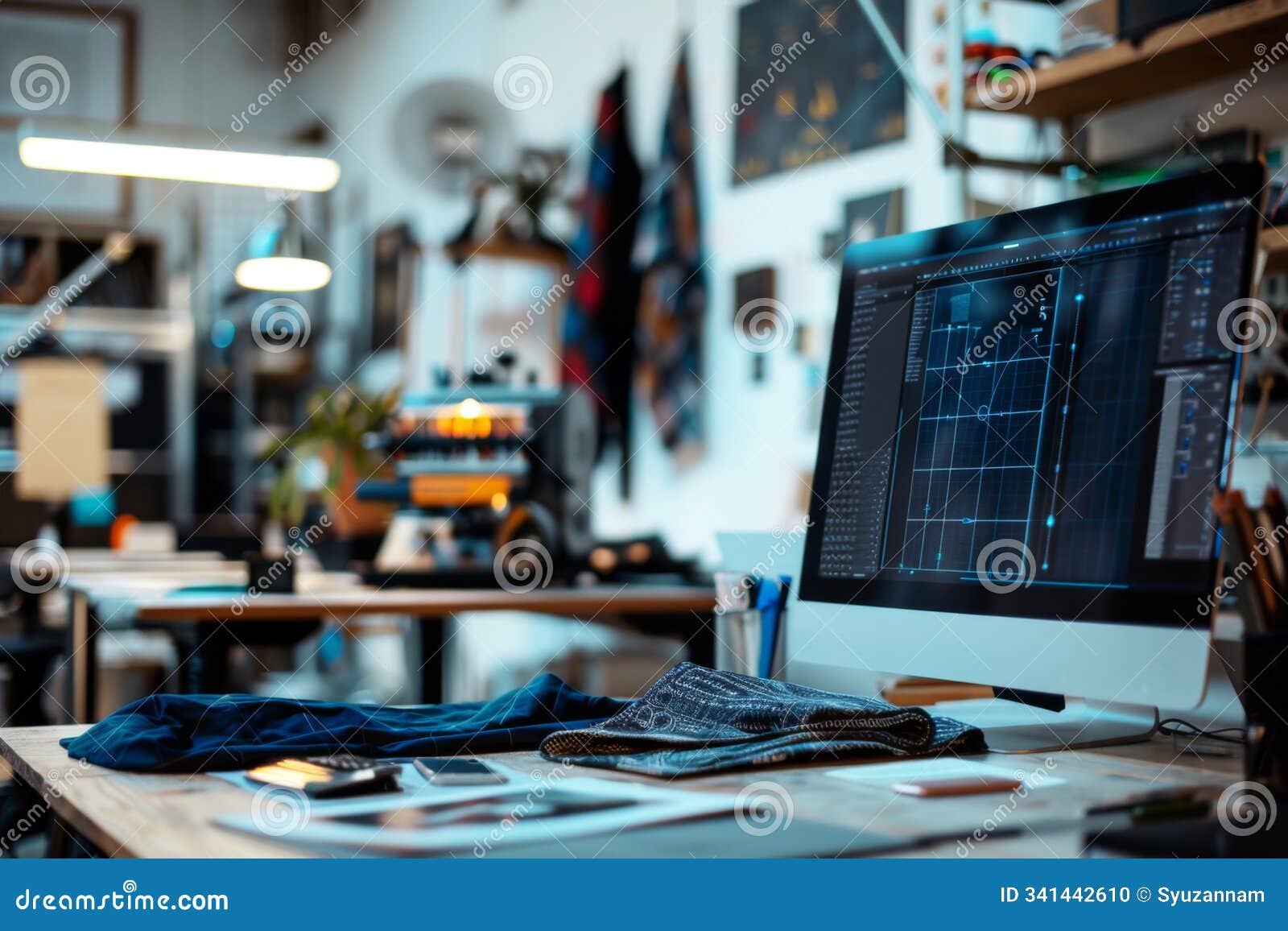 Behind the Scenes of a Modern Textile Design Studio with Computer-aided ...