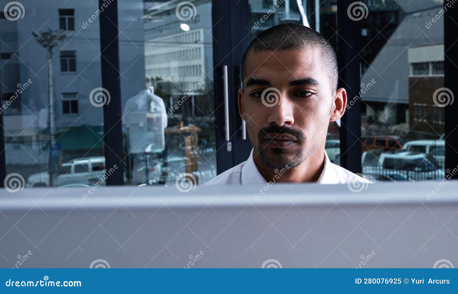 Behind a Successful Career is Hard Work and Dedication. a Young ...