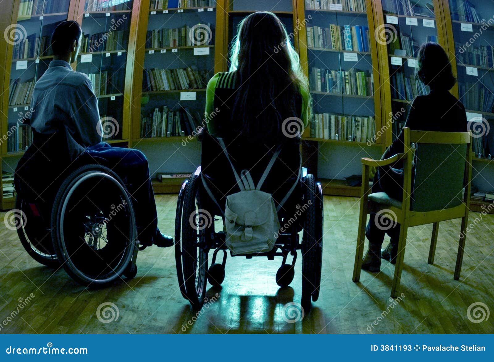 Behindert stockbild. Bild von unfähigkeit, bücherregale - 3841193