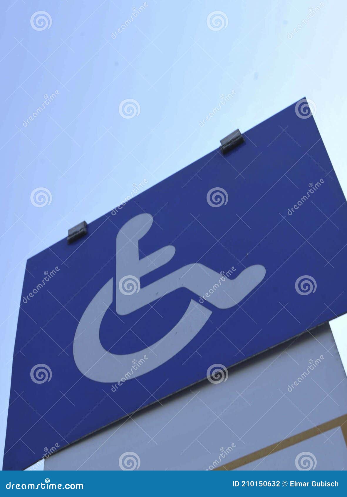 Behinderte Oder BehindertenparkplatzVerkehrszeichen Stockfoto - Bild ...