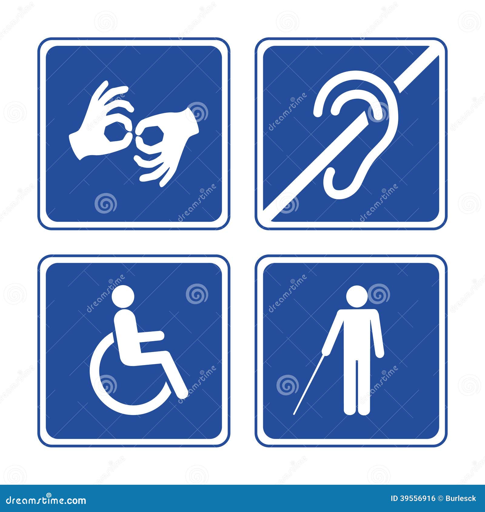 Behinderte Zeichen vektor abbildung. Illustration von älter - 39556916