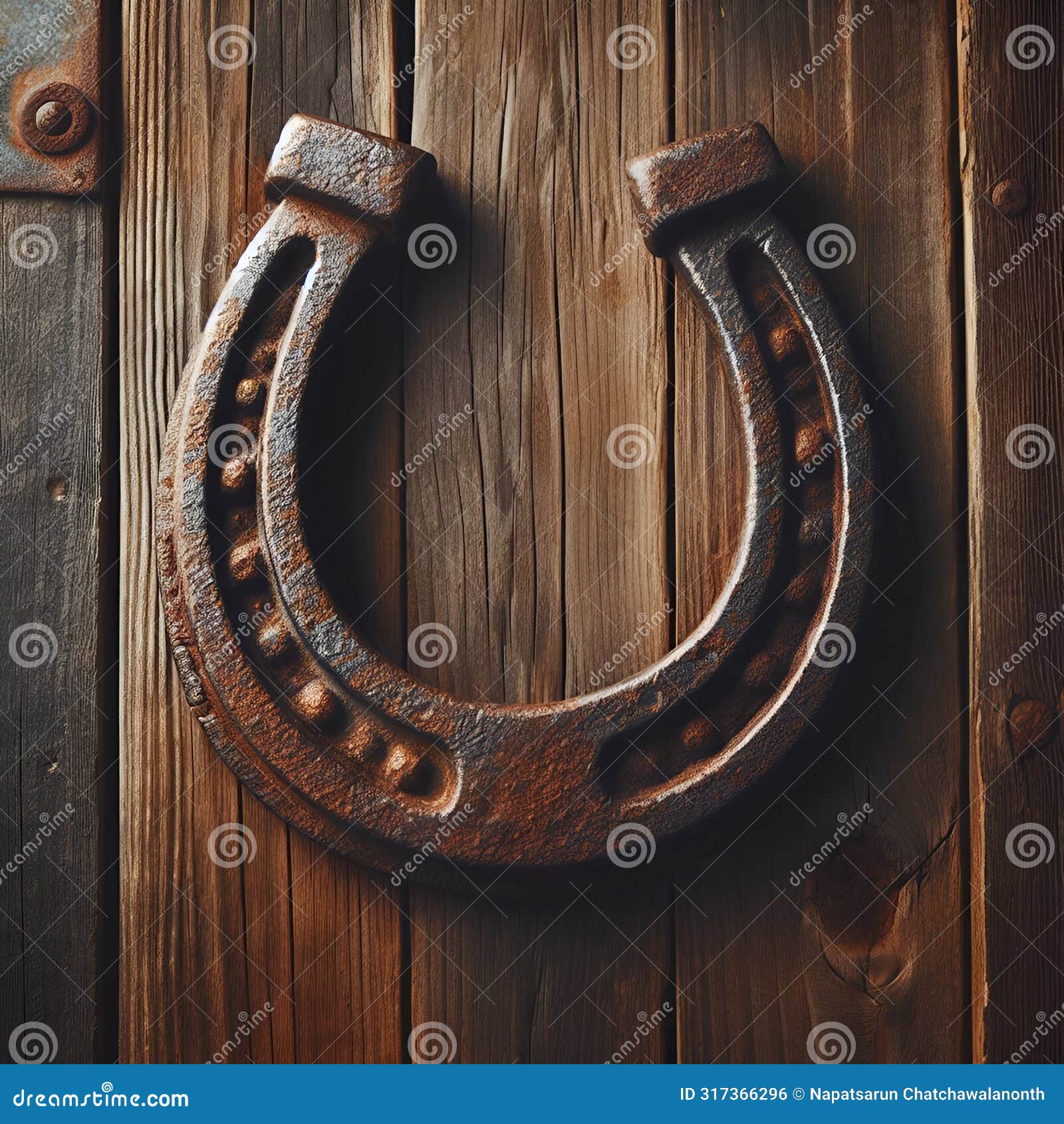 Horseshoe Charm: Symbol of Luck and Protection. Stock Illustration ...