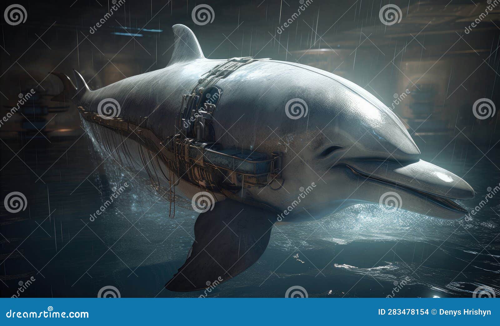 Behold the Majestic Sight of the Anthropomorphic Dolphin Adorned in ...